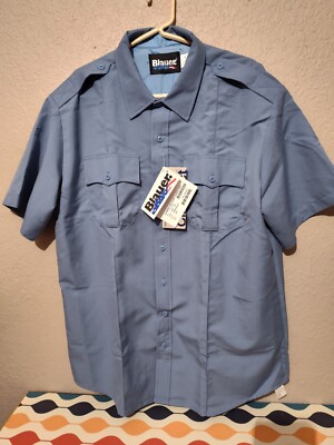 NWT Size XL Blauer Work Police Security Uniform Shirt Sleeve Shirt | eBay