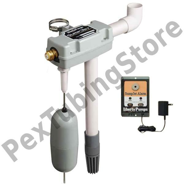 SumpJet Water Powered Backup Sump Pump w/ Alarm | eBay