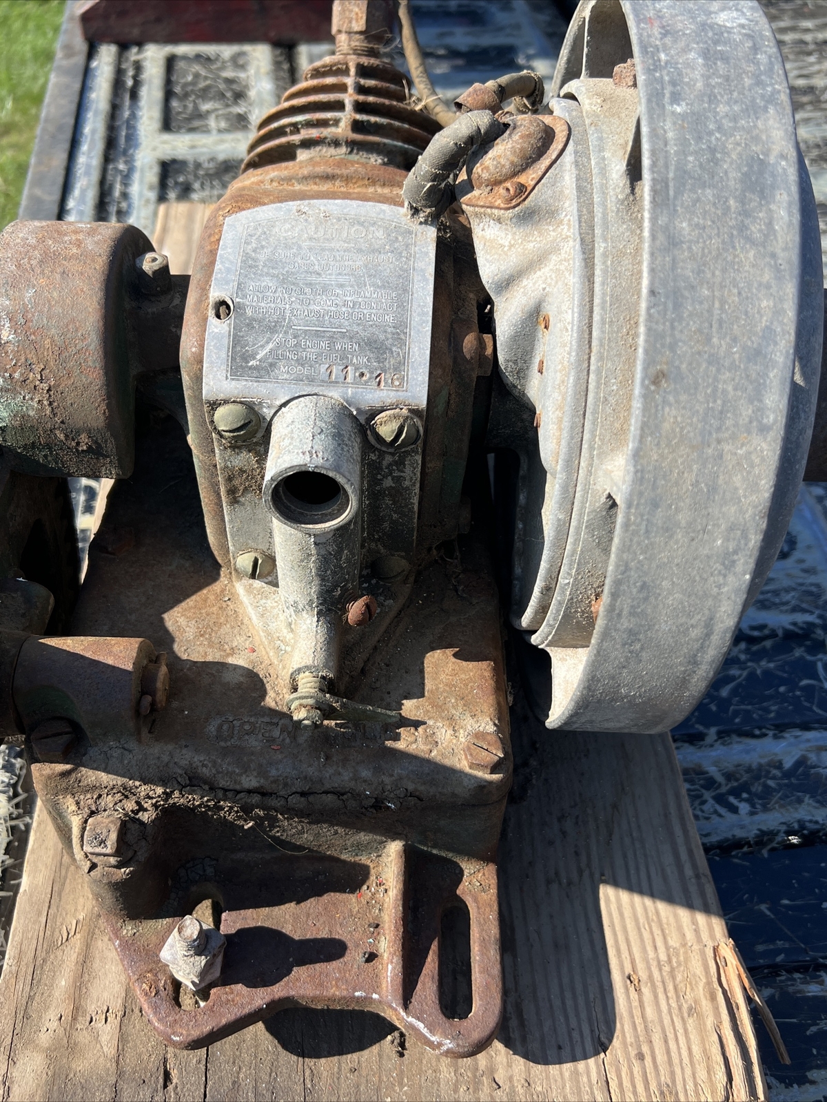 Vintage Early RARE Maytag Engine Model FY-ED4 Motor Hit Miss Motor ...