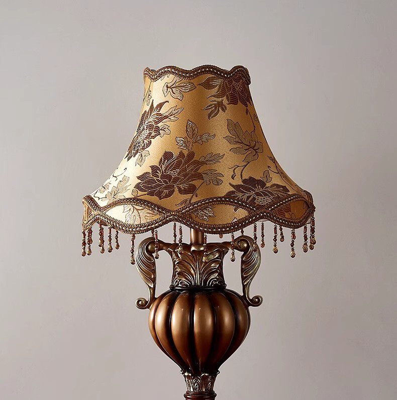 Retro European Lamp Shades Fringe Crystal Light Shades Romantic Table ...