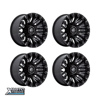 Fuel Off-Road D828 Quake Gloss Black Milled 20X10 8X165.1 -18mm (Set of ...
