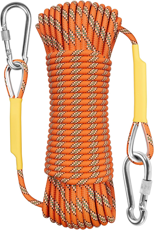 X XBEN Outdoor Climbing Rope 10M(32Ft) 20M(64Ft) 30M(96Ft) 50M(160Ft ...