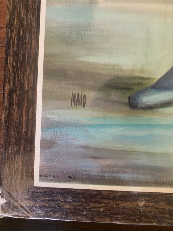 NEW Sealed Vintage 1970s Maio Big Eye Ballerina Dancers Prints Pair ...