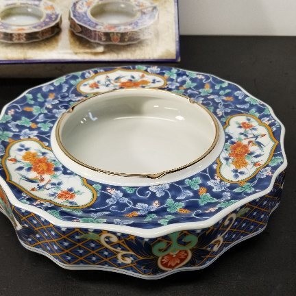 Marukigama Nishiki Ceramic Ashtray Large 10.4 Non-Smoking Used PP1 | eBay