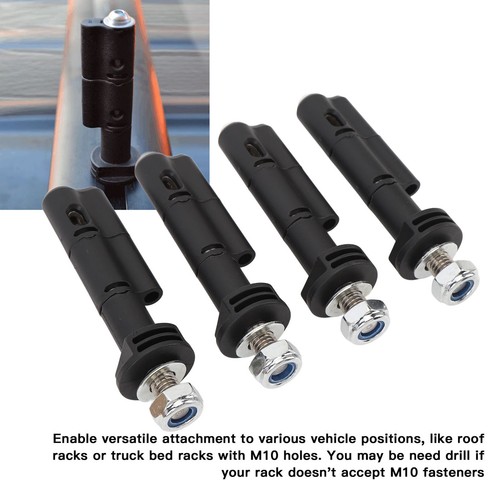 Car 4 Pcs Traction Board Mount Pin Set With Password Lock Theftproof ...