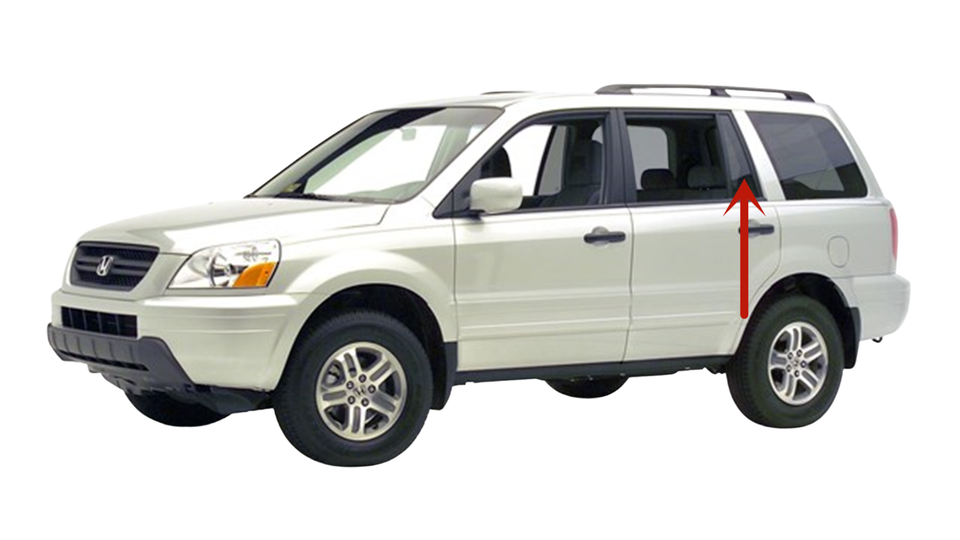 Fits 2003-2008 Honda Pilot Driver Side Left Rear Vent Window Glass | eBay