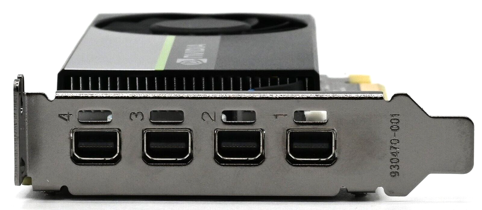 Nvidia Quadro T1000 8GB GDDR6 PCIe Mini Display SFF + Full Height HP ...