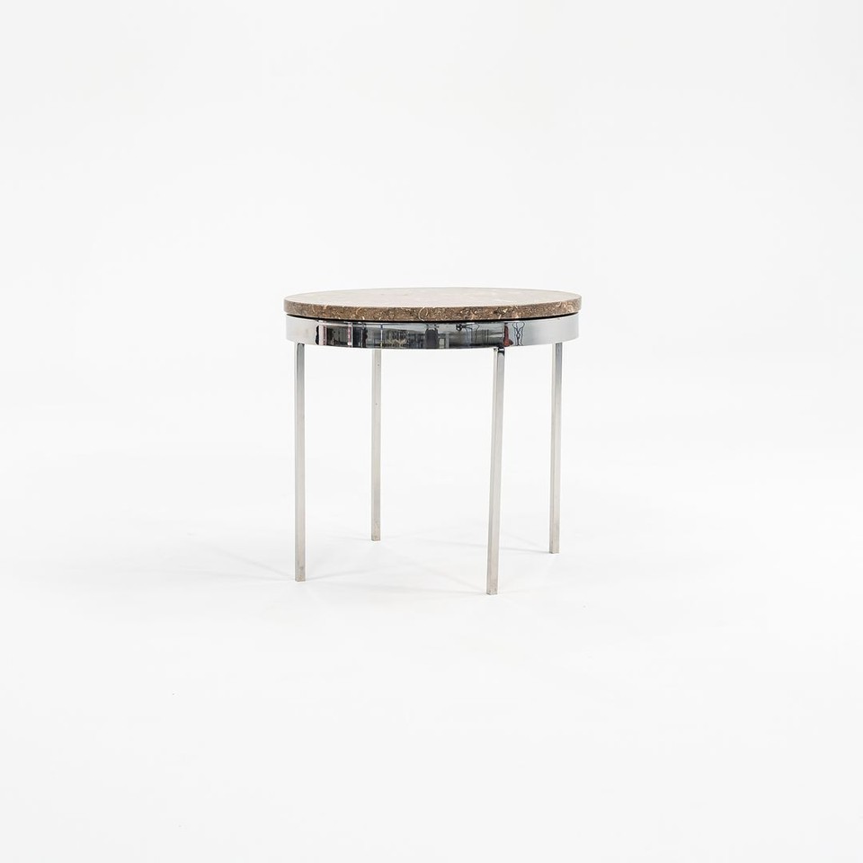 1960s Davis Allen & Gordon Bunshaft SOM Designs Side Table Stainless ...
