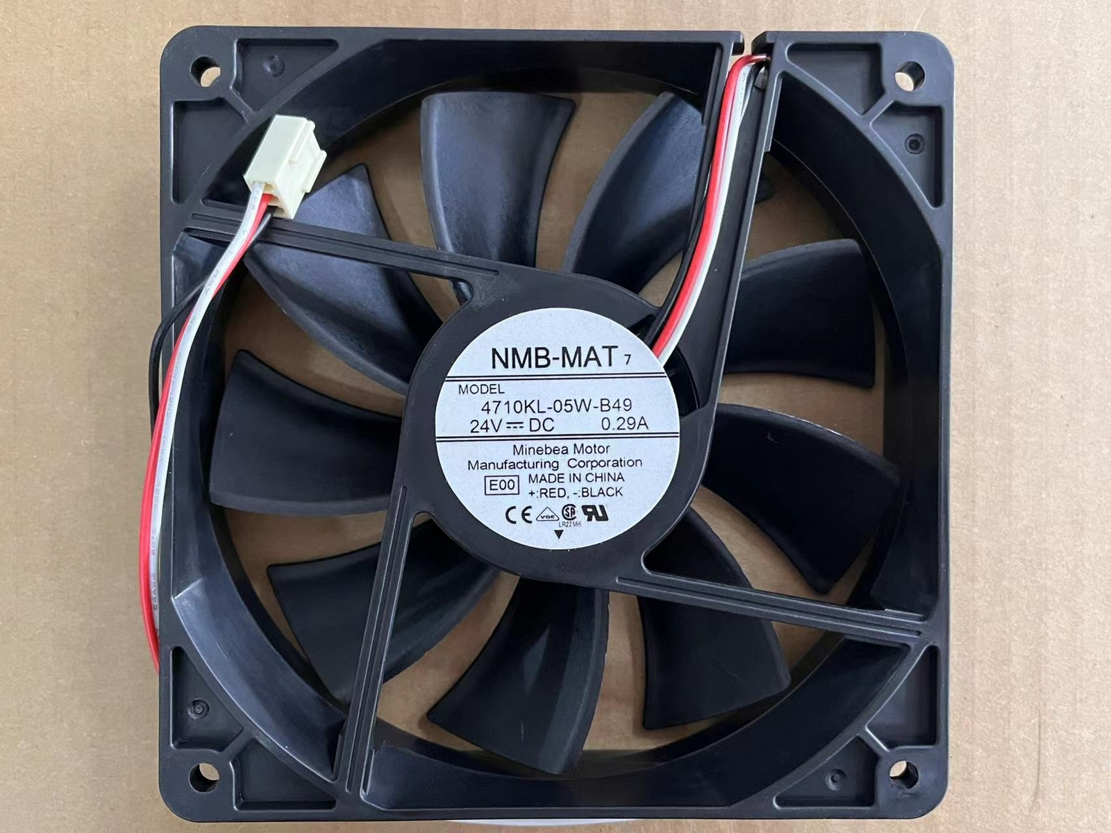 NMB-MAT7 4710KL-05W-B49 24V 0.29A 12025 12CM 3pin inverter equipment ...