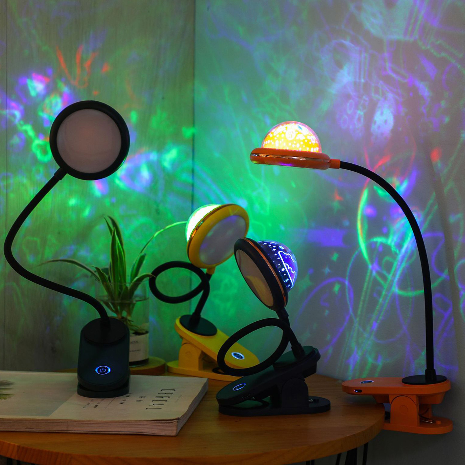 Led Night Light Stable Usb Rechargeable Desktop Reading Night Light Eco ...