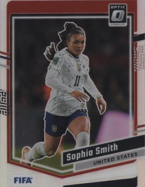 2023-24 Panini Donruss Fifa - Optic Sophia Smith #66 Holo Prizm for ...