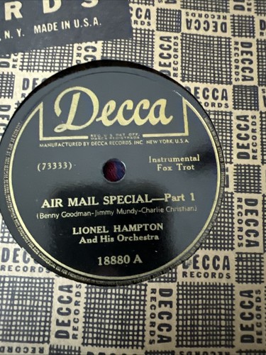 2 Decca Lionel Hampton 10 Inch 78 Rpm Records | eBay