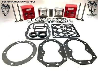 NEW PISTONS, VALVES, GASKET SET, .030" OVERSIZE KIT FITS ONAN P224 NH ...