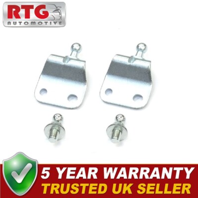 SILVER UNIVERSAL BONNET BOOT HATCHBACK GAS STRUT BRACKETS PAIR IDEAL ...