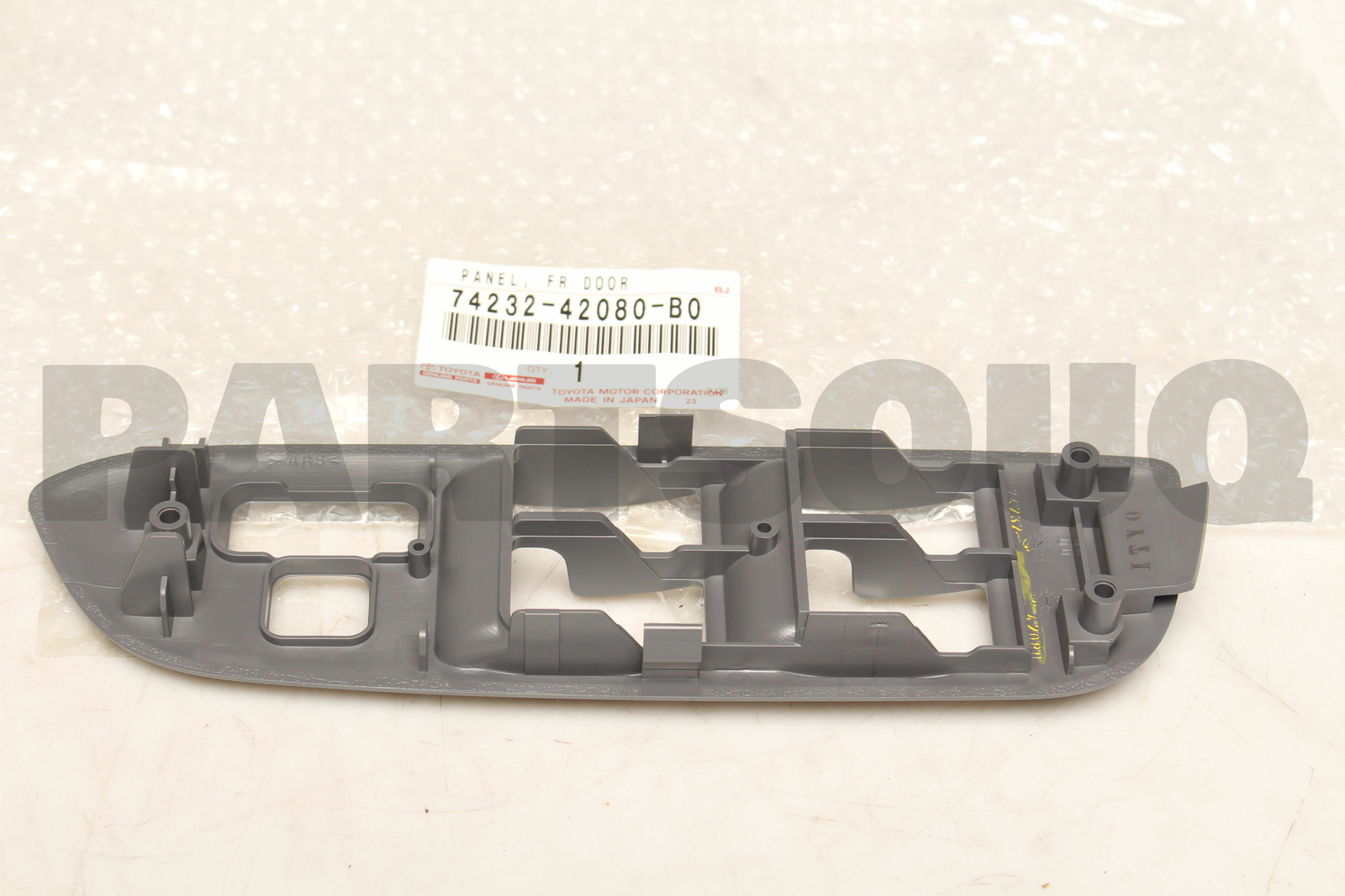 7423242080B0 Genuine Toyota PANEL, FRONT ARMREST BASE, UPPER LH 74232 ...