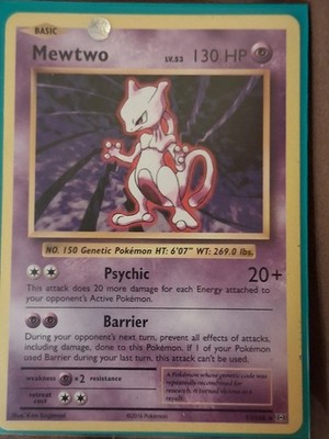 2016 POKEMON XY EVOLUTIONS #51 MEWTWO 10 | eBay