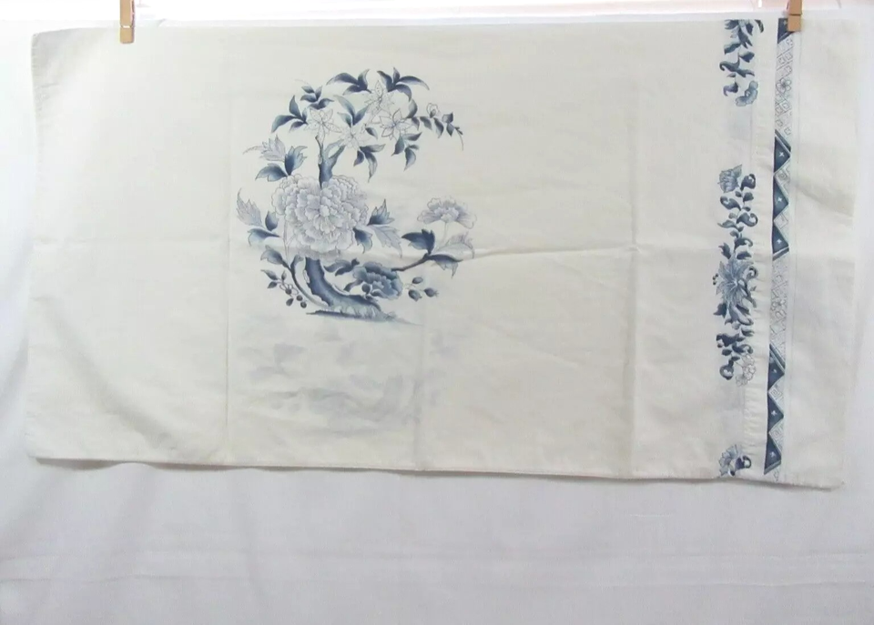 Ralph Lauren Porcelain Tamarind Blue Chinoiserie F/Q Comforter Pillow ...