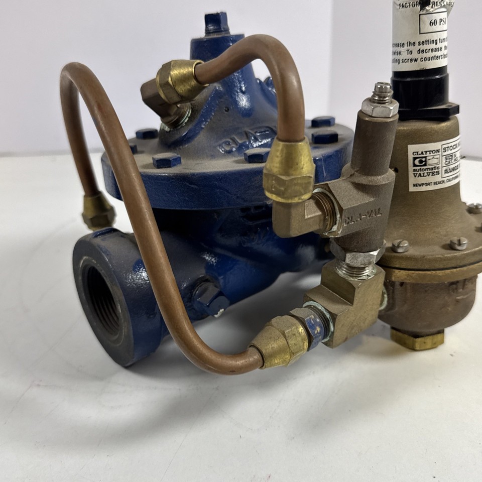 CLA-VAL CO. 90-01AS PRESSURE REDUCING VALVE 1-1/4" SIZE 90-01-77j NEW ...