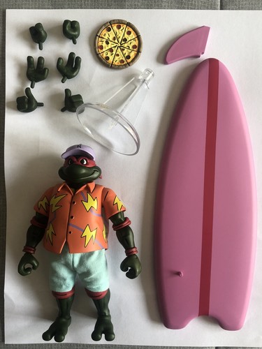 NECA TMNT Bodacious Beach Bros Raphael Only W/ Accessories SDCC 2025 ...