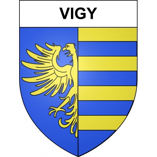 Vigy 57 ville sticker blason écusson autocollant adhésif | eBay