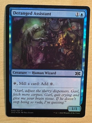 Deranged Assistant MTG Magic/Gathering Holo Foil Card Creature-Human ...