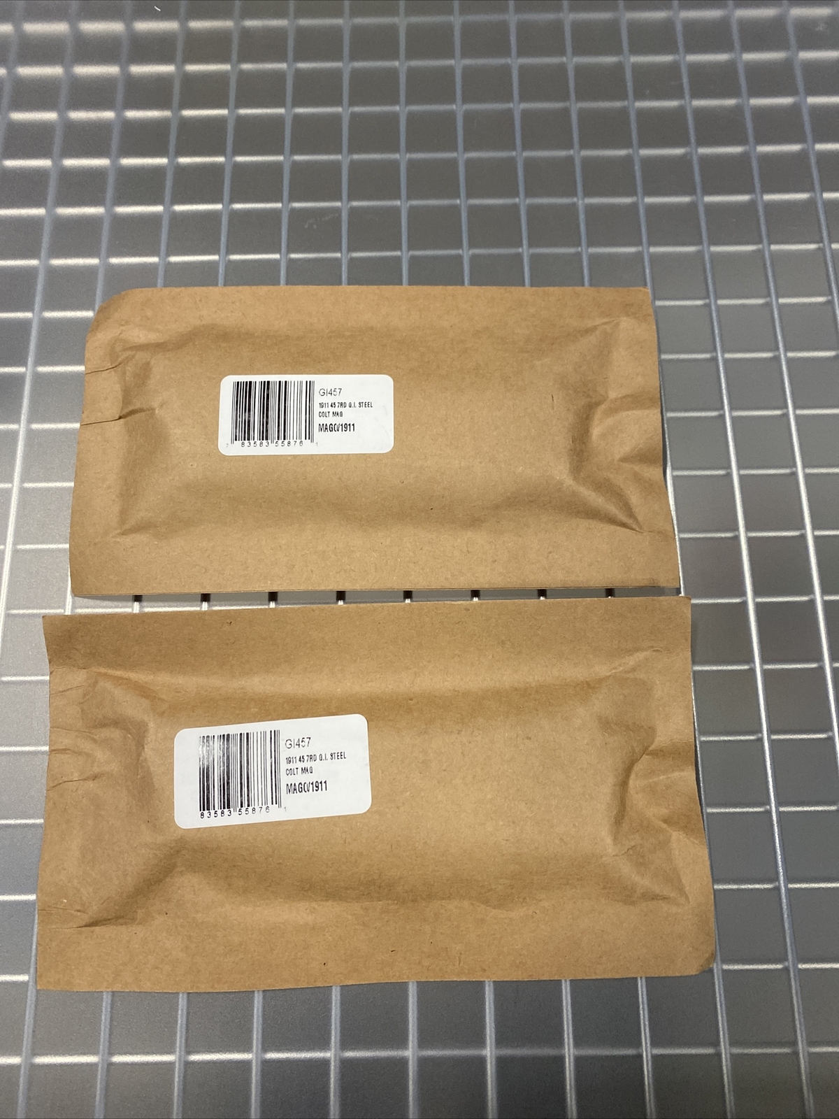 2 PACK!!! 1911 7RD 45ACP MAGAZINE GI STAMPED BOTTOM (GI457 ...