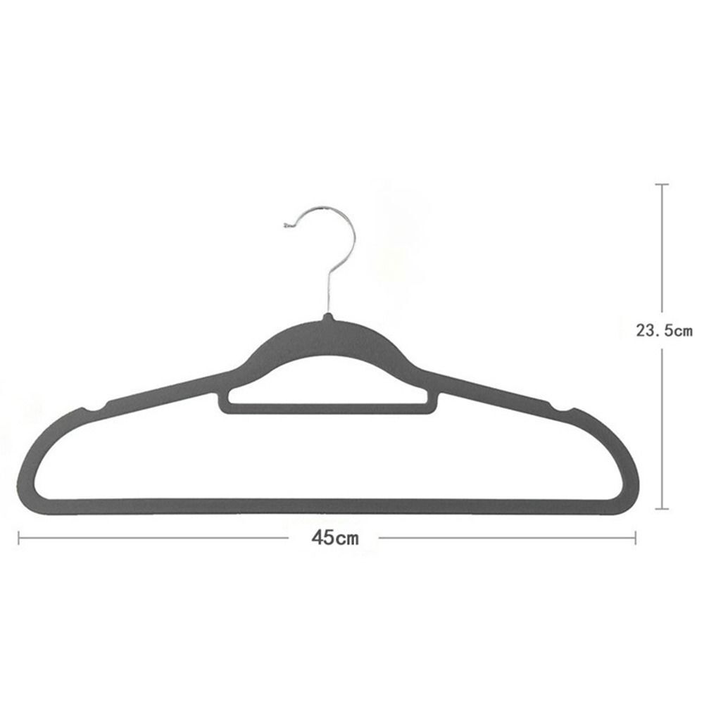 Save Space Flocked Clothes Hangers Velvet Hangers Adult Hanger Coat ...