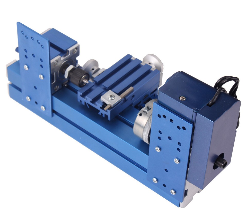 Motorized Mini Metal Lathe Milling Machine DIY Tool Woodworking Lathe ...