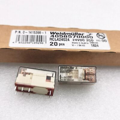 20Pcs/box New RCL424024 4058570000 Double contact relay 8A | eBay