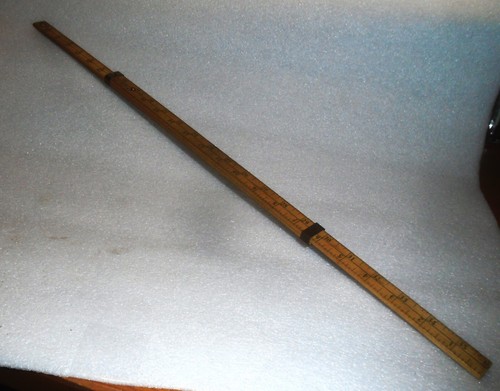 20% OFF Antique Advertising Slide Yard Stick Ruler IRON EXCHANGE BANK ...