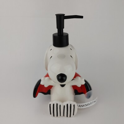 Peanuts Snoopy Vampire Soap Lotion Dispenser Halloween Dracula Costume ...