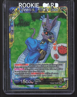 Beerus, Fickle God BT7-120 [Rare] Dragonball | eBay