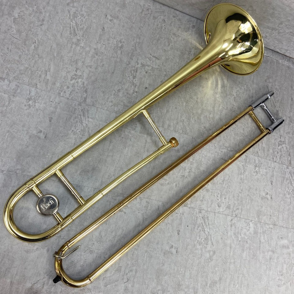 Vincent Bach Tenor Trombone Brass Instrument Thin Tube Hard Case From ...