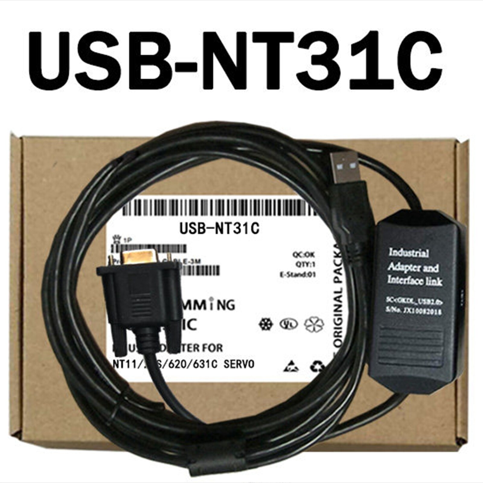 1PCS For Omron series programming cable download cable USB-NT31C #XR ...