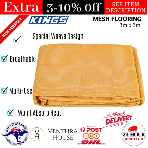 Camping Mesh Floor Matting Camp Picnic Flooring 3mx3m Caravan Ground ...