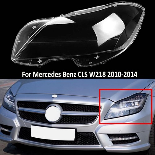 Left Headlight Lens Headlamp Cover Clear For 2010-2014 Mercedes Benz ...