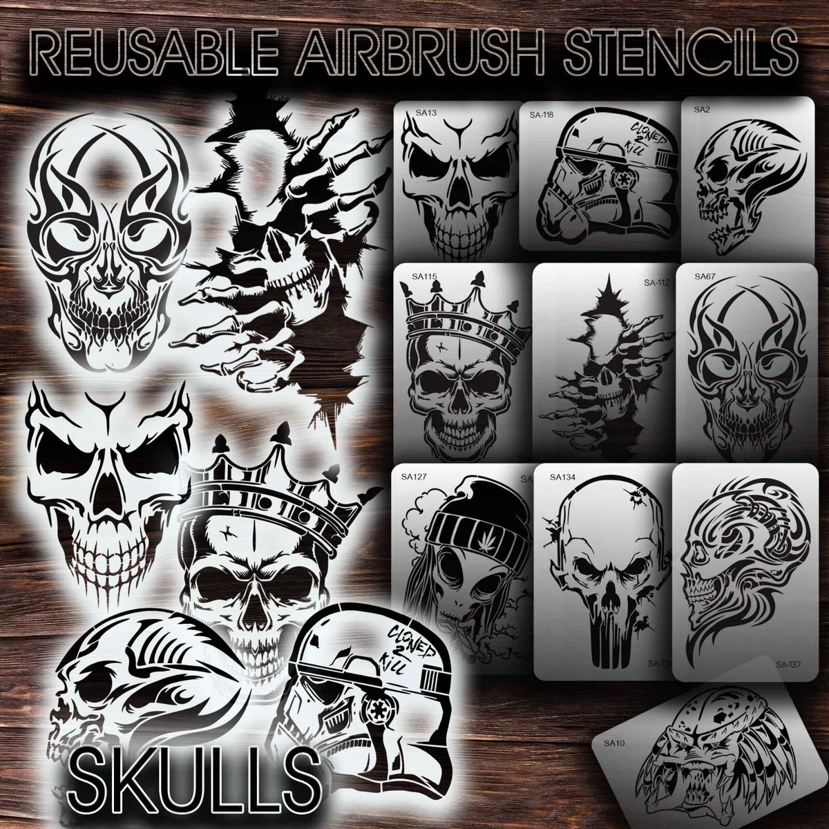 Skull Airbrush Designs