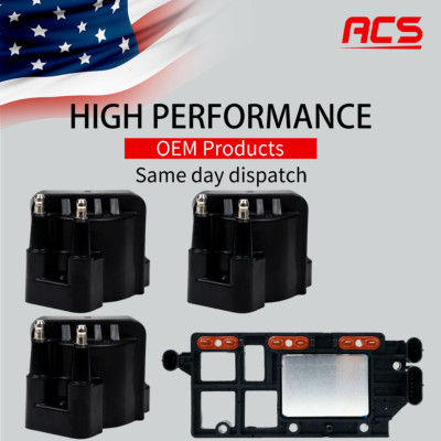 OEM 3X Ignition Coils + Ignition Modules For Buick Chevy Oldsmobile ...