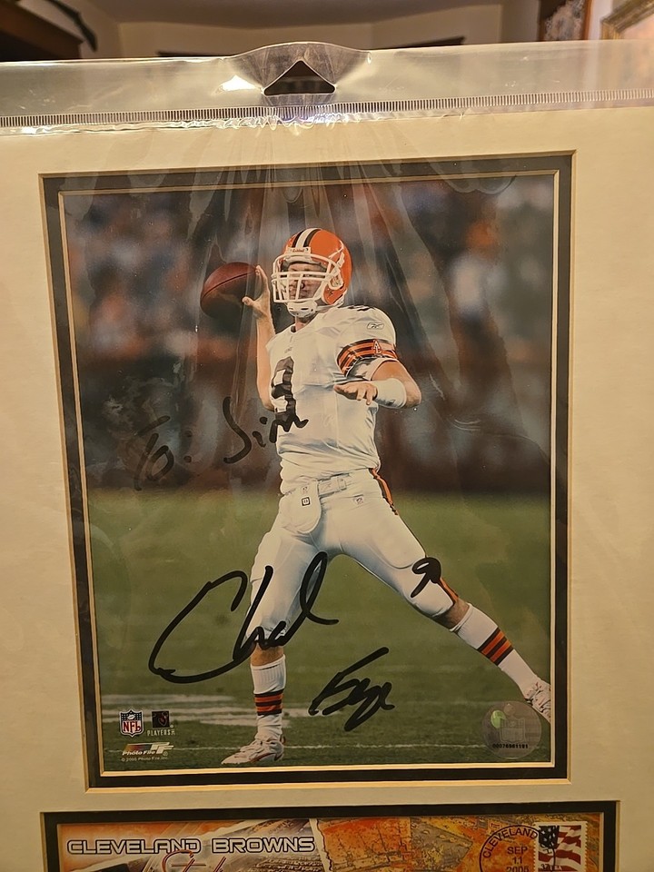 charlie frye Cleveland Browns autographed Picture | eBay