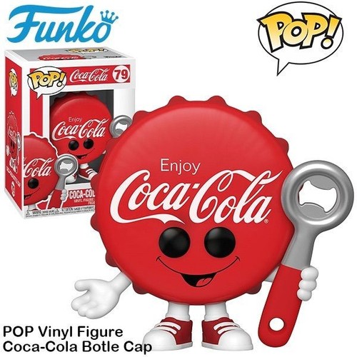 POP ICONS VINYL FIGURE COCA COLA BOTTLE CAP FUNKO Figure Coca Cola ...