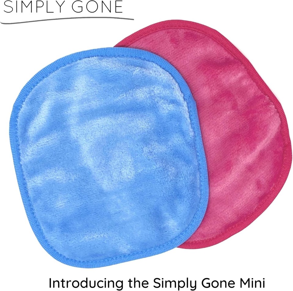 Simply Gone Mini Makeup Remover Cloths | Reusable Microfibre Makeup Remover Pad | eBay UK