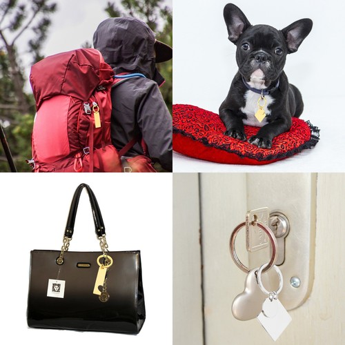 4Pcs Metal Stamping Blanks, Metal Keychain Blanks Square, Silver Tone ...