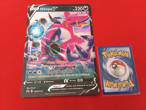 Hoopa V SWSH176 PV220 Holo Reverse Eb Promo Jumbo Rara Carta Pokemon FR ...