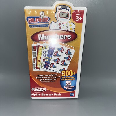 Hasbro Playskool Alphie Booster Pack Cards Numbers 300+ Questions | eBay