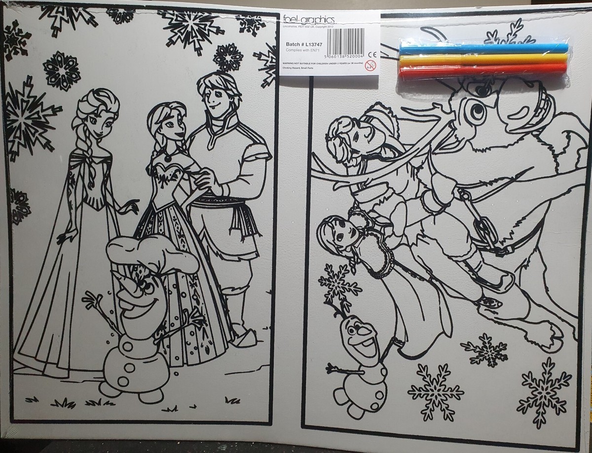 Anna And Olaf Frozen Coloring Page Frozen Color And Sticker Activity