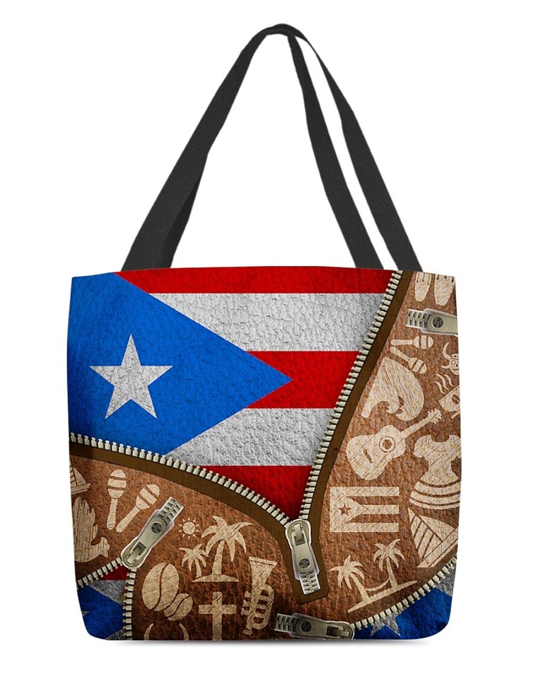 Puerto Rico Flag Symbol Tote Bag, Shoulder Bag | eBay