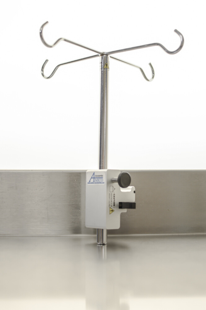 Amico Infusion Equipment Mount IV Hook 4 Hook w/ Clamp | eBay