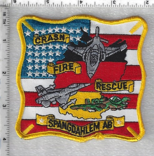 Spangdahlem Air Base Crash-Fire-Rescue (Germany) USAF Shoulder Patch | eBay