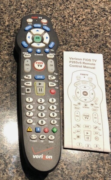Verizon FiOS P265V5 Replacement TV Remote Controls 2 units | eBay