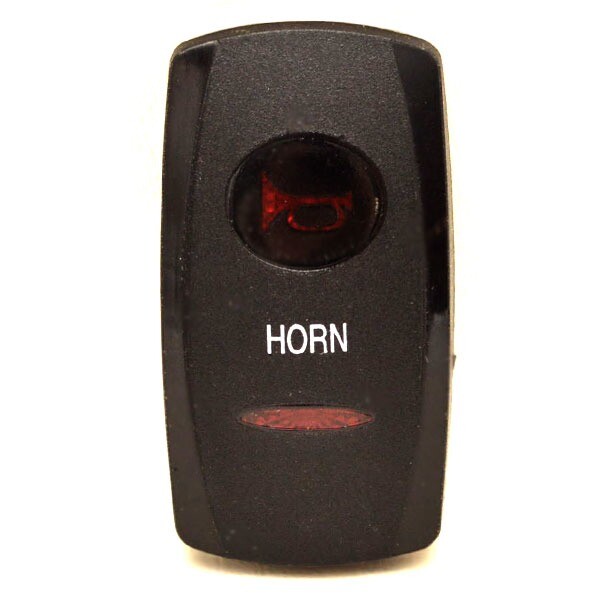 Carling Boat Marine Horn Rocker Switch Cover Actuator Red Illuminated ...